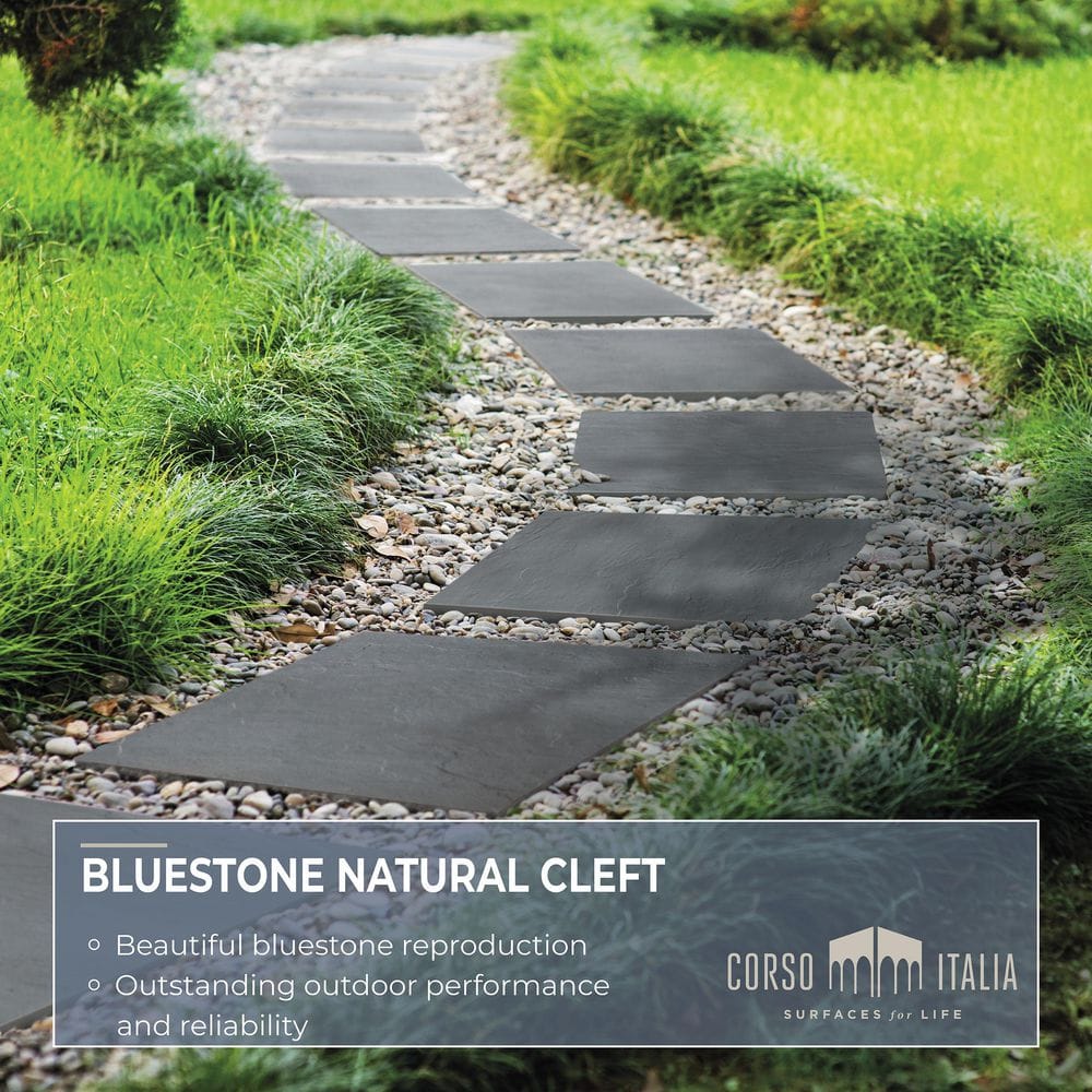 Buy Bluestone Natural Cleft 24 in. x 48 in. x 0.75 in. Porcelain Paver ...