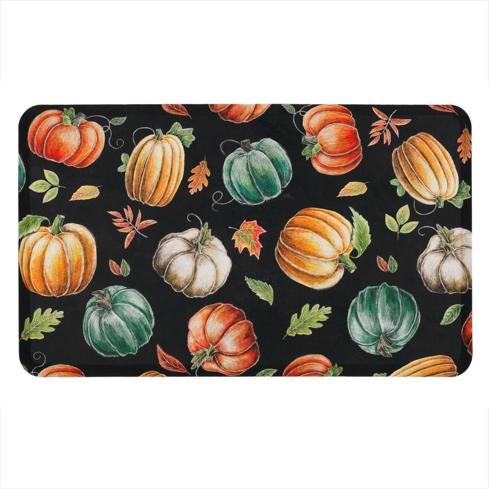 Mohawk Home Harvest Chalk Pumpkin Multi 1 ft. 6 in. x 2 ft. 6 in ...