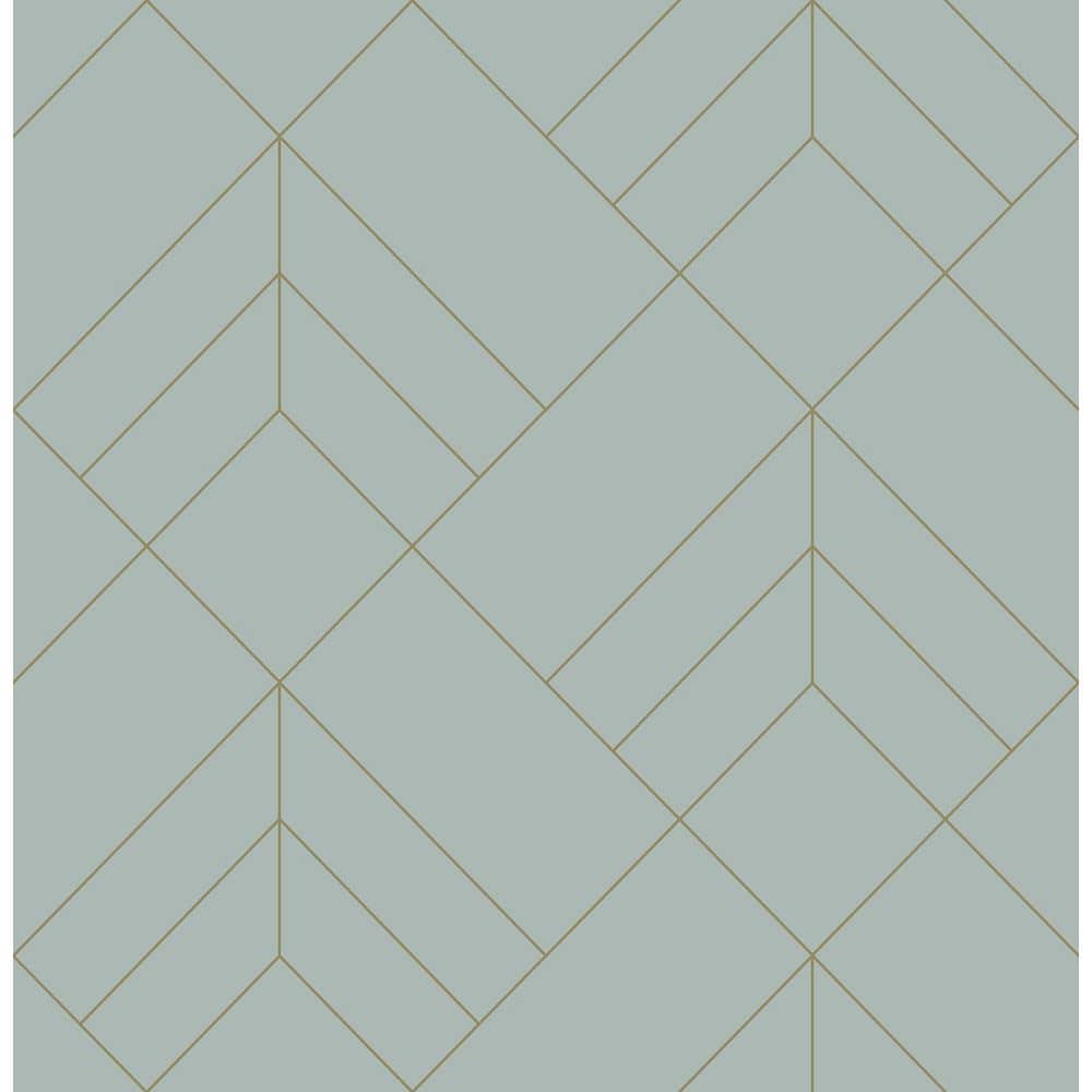 A-Street Prints Sander Light Blue Geometric Wallpaper Sample 4066 ...