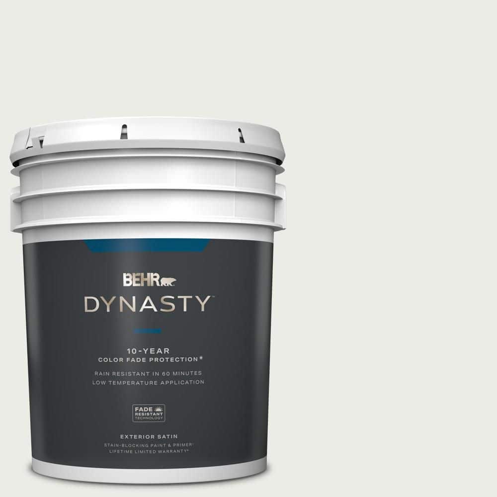 BEHR DYNASTY 5 gal. #780E-2 Full Moon Satin Enamel Exterior Stain ...