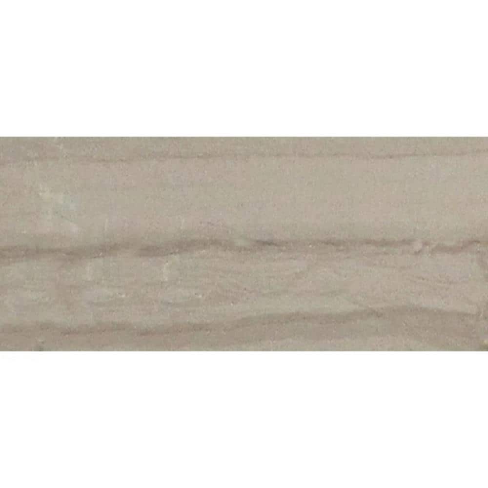 Apollo Tile Beige 4 in. x 5 in. Honed Marble Subway Tile Sample (0.13 ...
