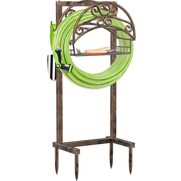 Garden Hose Holder Detachable Heavy Duty Hose Stand, Free Standing ...