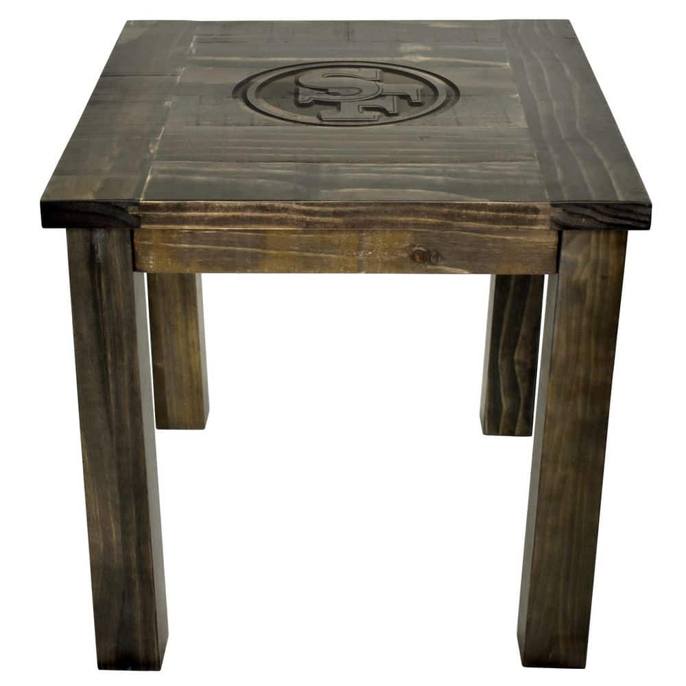 IMPERIAL San Francisco 49ers Reclaimed Side Table IMP 587-5005 - The ...