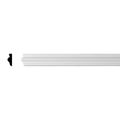 Ekena Millwork 1-5/8 in. x 7 in. x 94-1/2 in. Polyurethane Dentil Panel ...