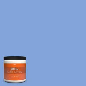 BEHR ULTRA 1 gal. #P530-4 Periwinkle Extra Durable Flat Interior Paint ...