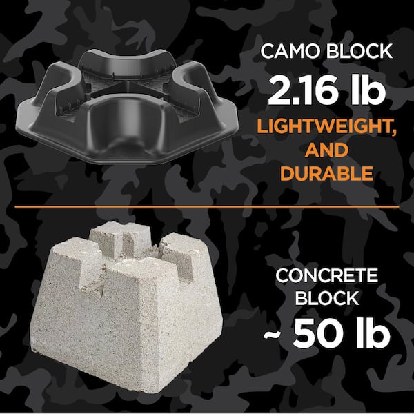 CAMO 2.2 lb. Deck Block for Joist and Post Foundation 0420001 - The ...