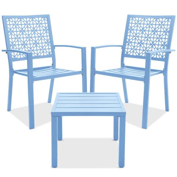 Reviews for Best Choice Products Black 3-Piece Metal Outdoor Patio ...