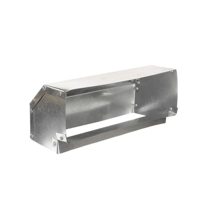 Master Flow 3.25 in. x 10 in. x 3 ft. Half Section Rectangular Stack ...