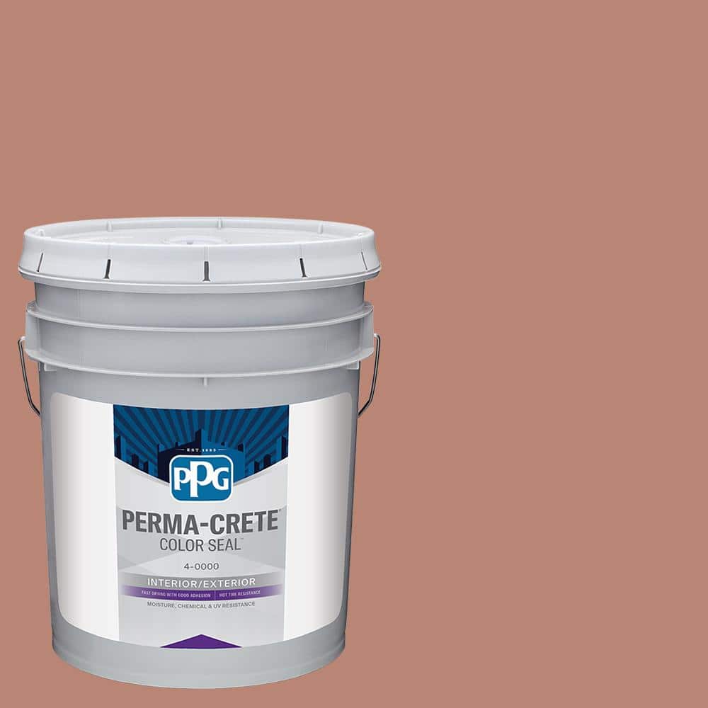 Perma-Crete Color Seal 5 gal. PPG1062-5 Big Cypress Satin Interior ...