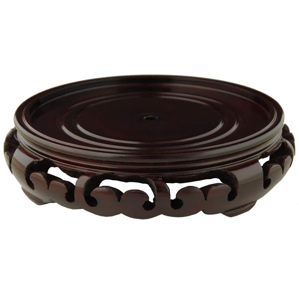 Oriental furniture rosewood pedestal stand store