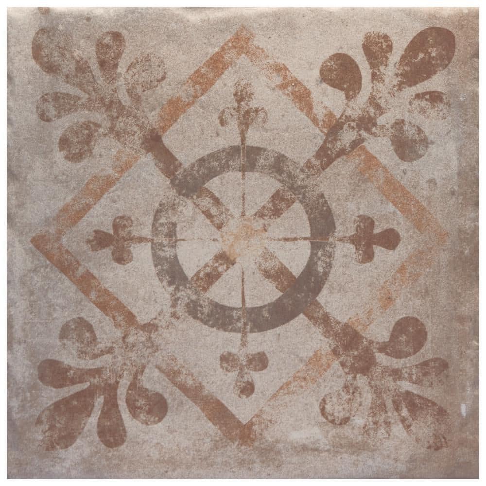 Merola Tile Americana Melrose 9 in. x 9 in. Porcelain Floor and Wall ...