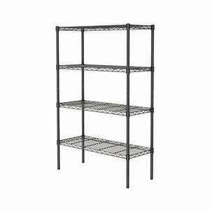 Tileon 3-Tier Iron Storage Shelving Unit, Heavy Duty Wire Shelf Height ...