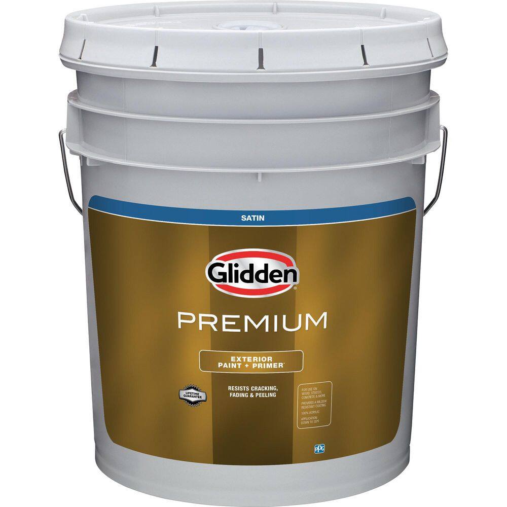 Reviews for Glidden Premium 5 gal. Sandy Beach Semi-Gloss Exterior ...