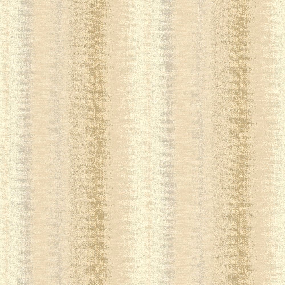 Veer Decor Woven Gradient Stripe Tan Wallpaper 8252-AD2 - The Home Depot
