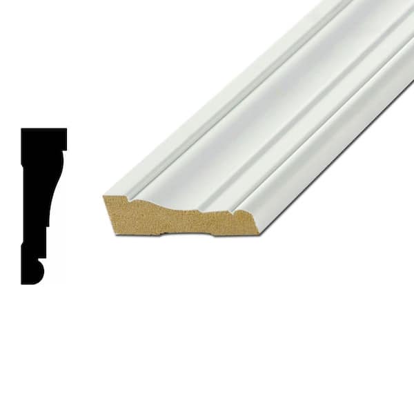 Reviews for American Wood Moulding WM376 1/2 in. x 2-1/4 in. Primed ...