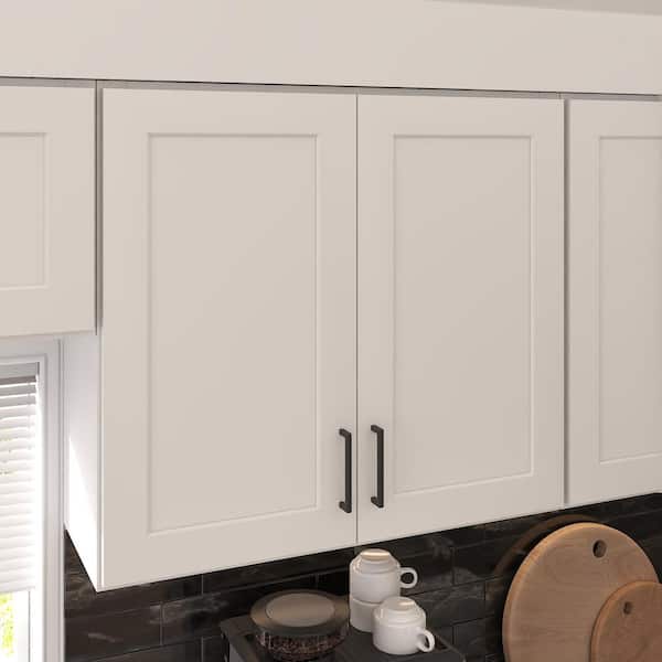 Furinno 33 in. W x 12 in. D x 30 in. H Ready to Assemble Wall Kitchen ...