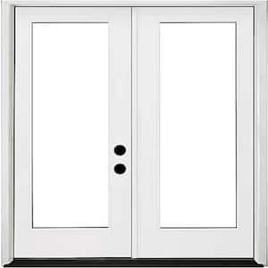 Steves & Sons Legacy 72 in. x 80 in. Primed Left Hand Inswing ...