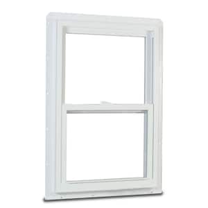 American Craftsman 28 in. x 54 in. 50 Series Single Hung White Vinyl ...