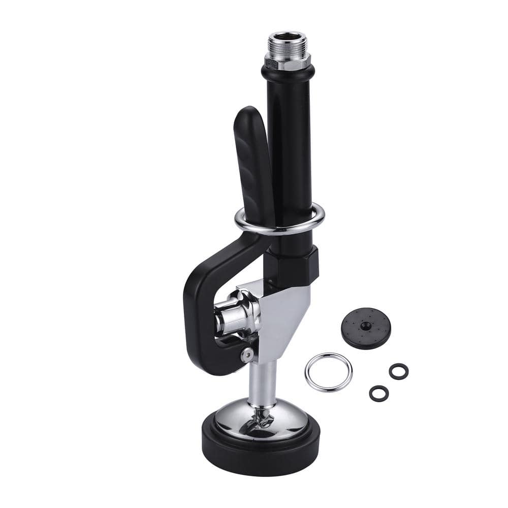 WOWOW 7/8-20UNEF Pre Rinse Sprayer with Black Handle Grip Assembly for ...