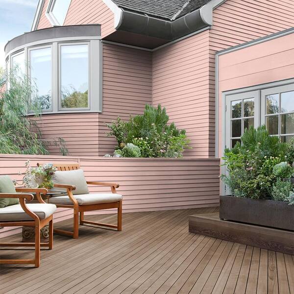 BEHR 5 gal. #M170-2 Prairie Rose Solid Color House and Fence Exterior ...
