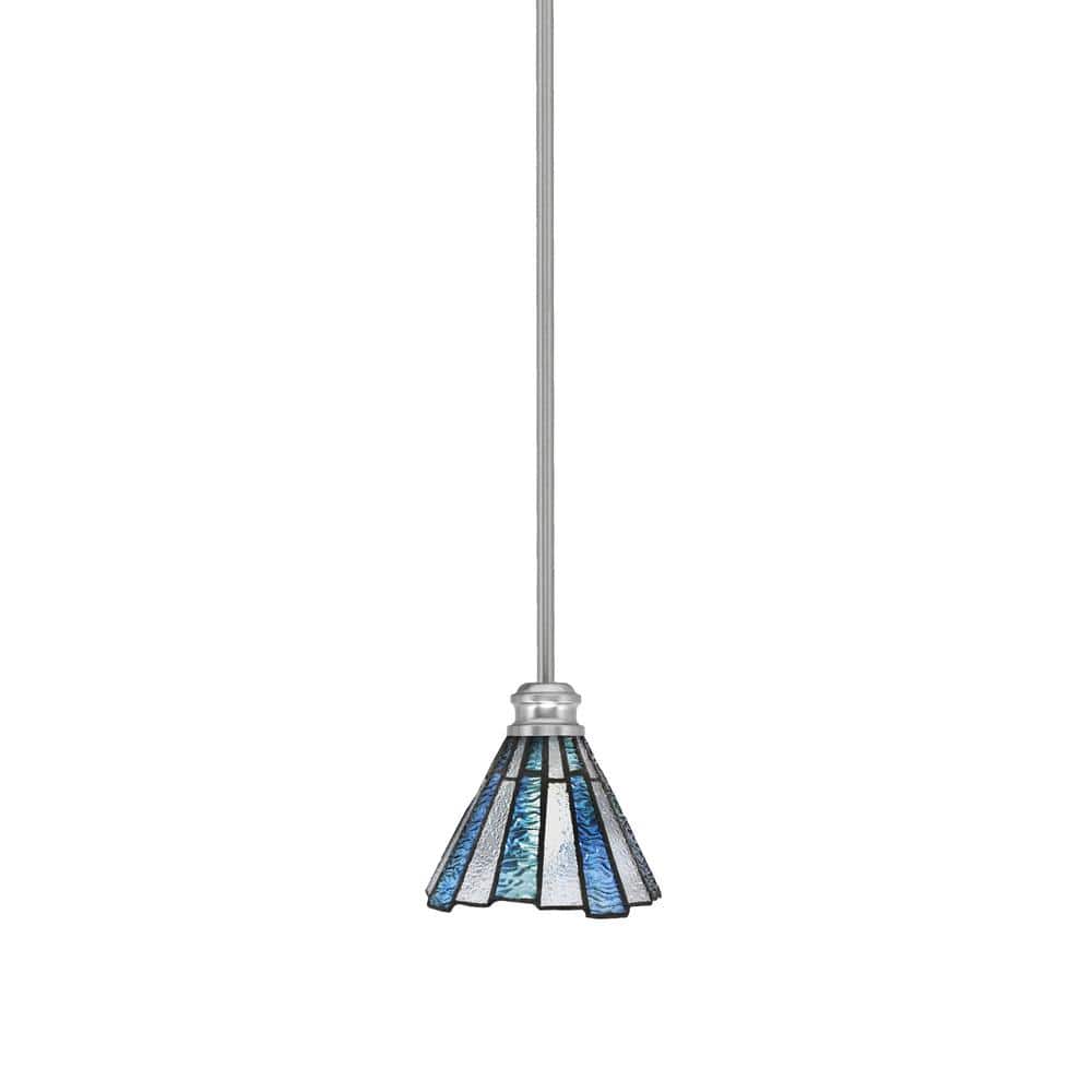 Albany 60-Watt 1-Light Brushed Nickel Pendant Mini Pendant Light Sea ...