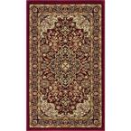 Home Decorators Collection Silk Road Red 2 ft. x 3 ft. Medallion ...