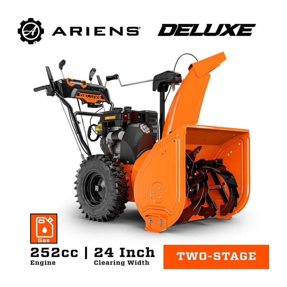 Ariens Deluxe 24 in. 252cc Electric Start 2-Stage Self-propelled Gas ...