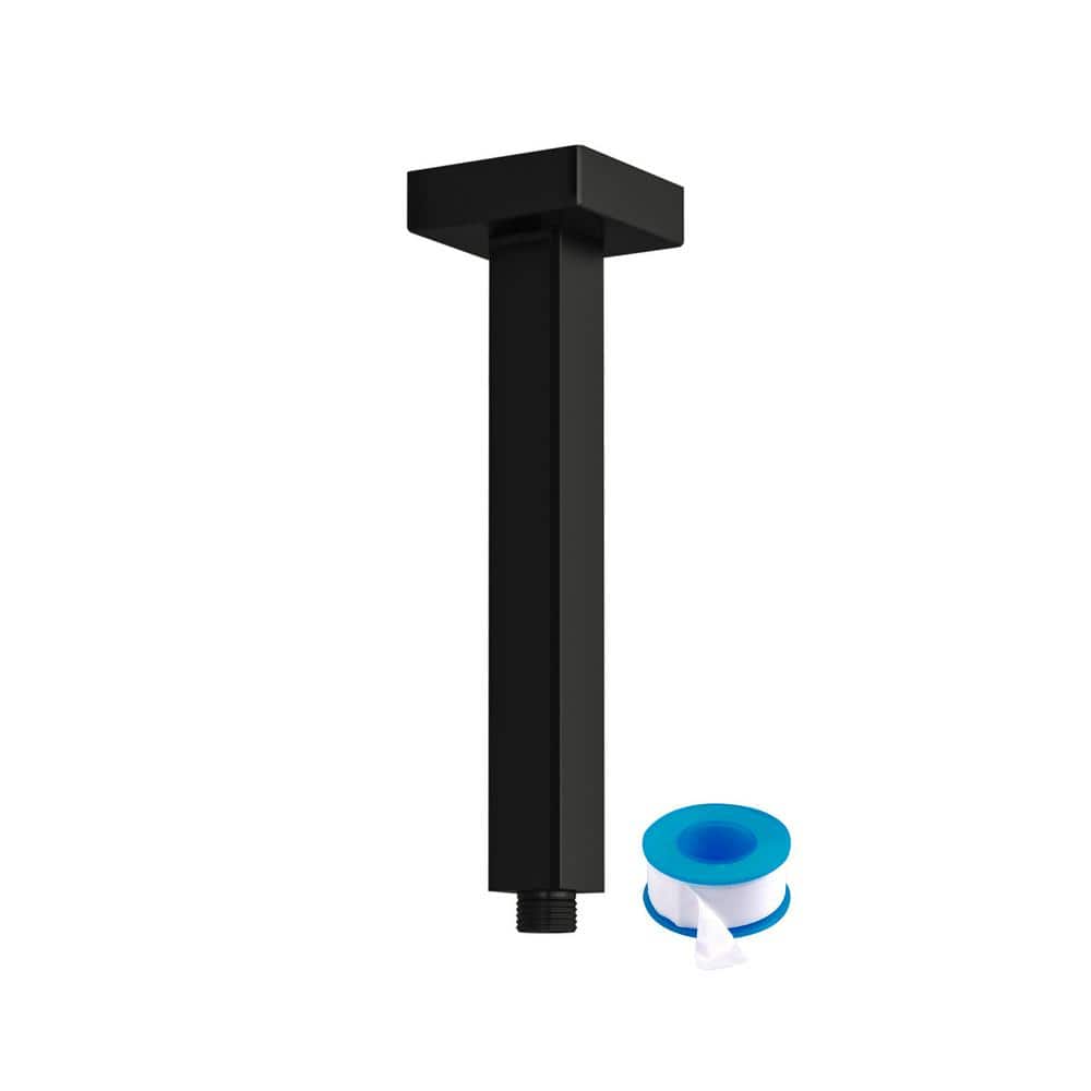 LORDEAR 6 in. L Ceiling Mount Rain Shower Head Extension Shower Arm in ...