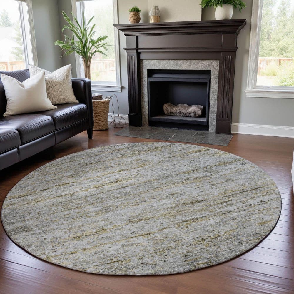 Addison Rugs Mayfield Premium Machine Washable Abstract AMF1127 Taupe 8 ...