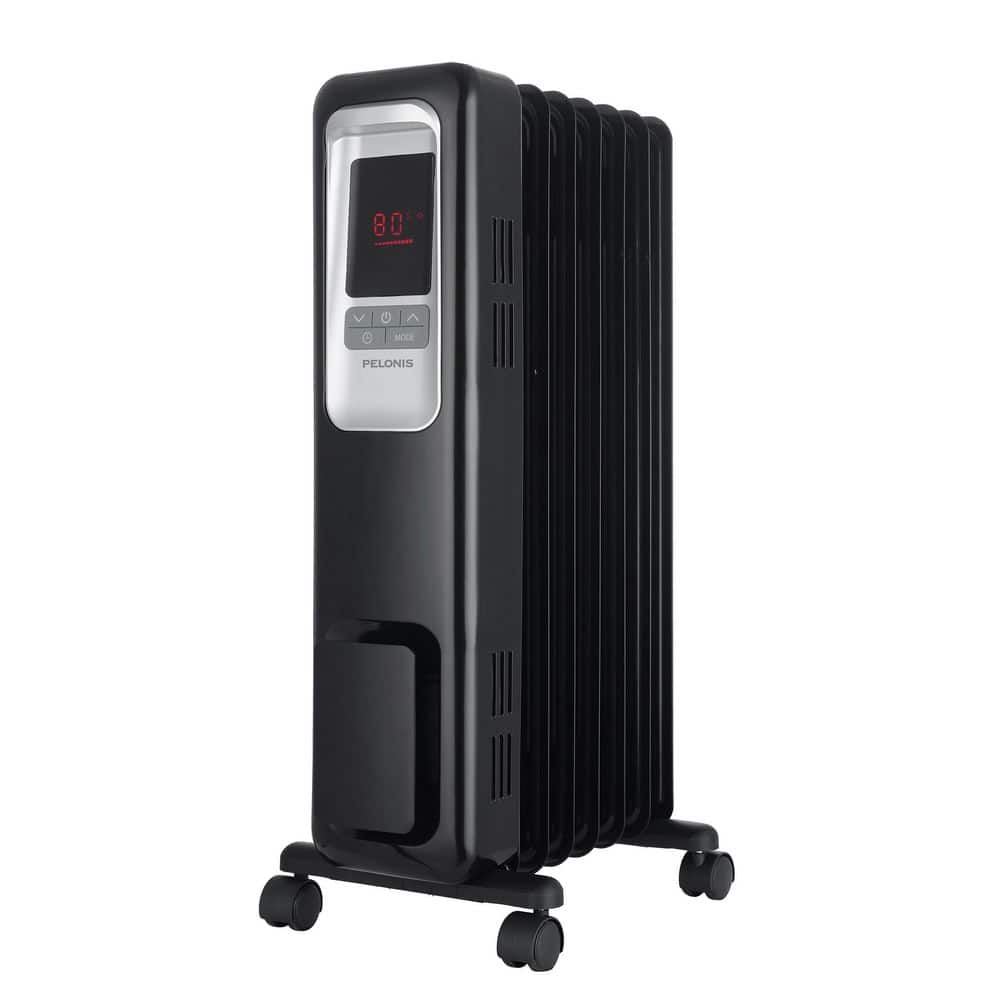 Oil Filled Radiators Free Standing Pelonis 1,500-Watt Digital Electric ...