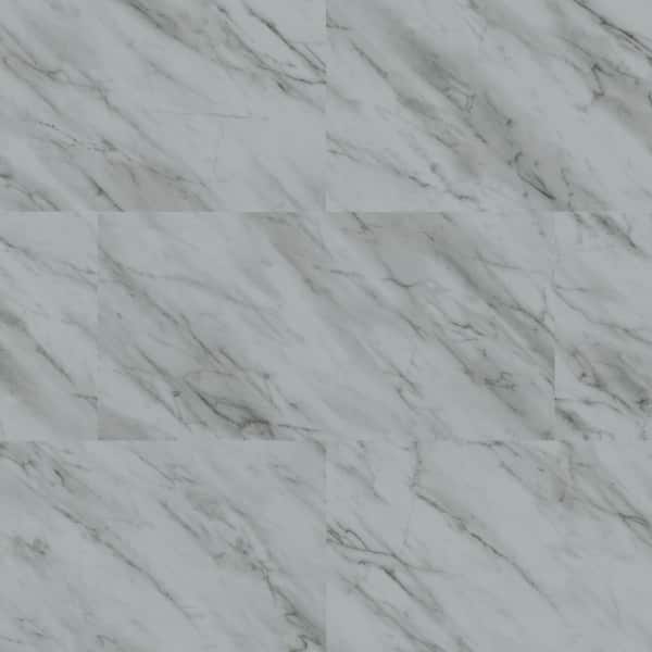 DuraDecor Stone Studio Carrara Dreams Mist 12-MIL x 12 in. W x 24 in. L ...