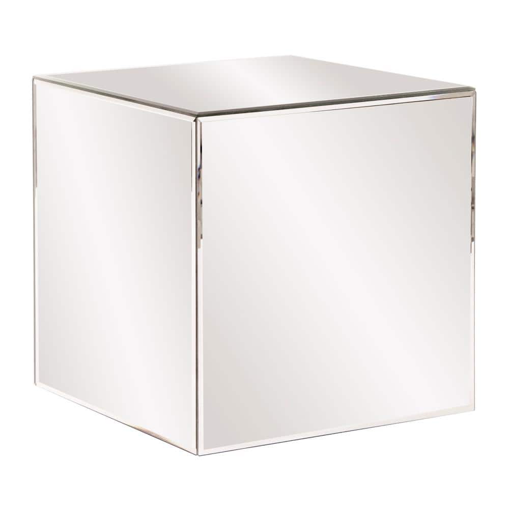 Marley Forrest Silver Mirrored End Table 48013 - The Home Depot