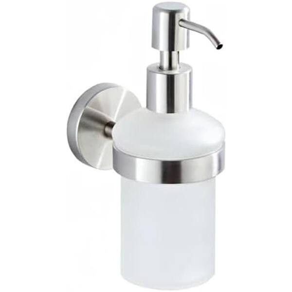 Lynzavix Glass Wall Mount Soap Dispenser Lotion Dispenser with ...