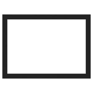 Amanti Art Grace Brushed Metallic Black Narrow 26 in. x 26 in ...
