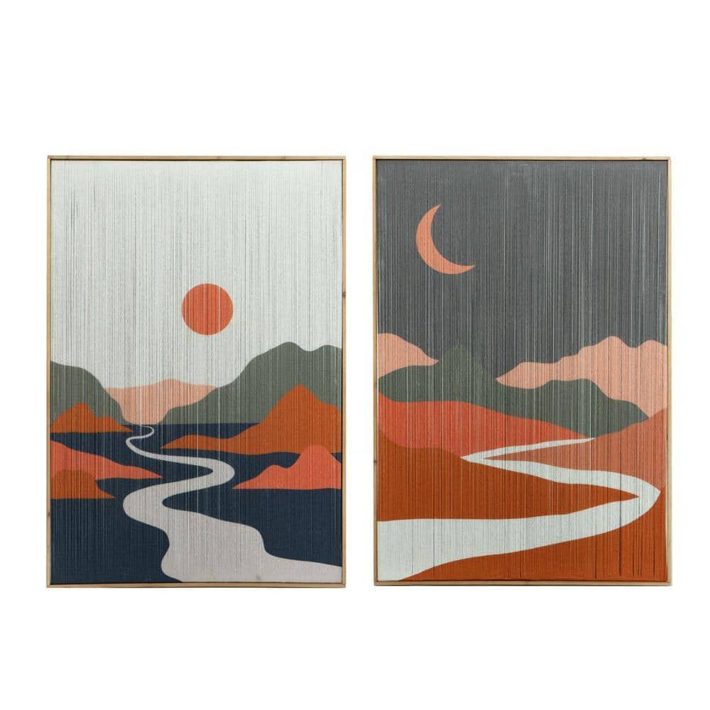 Miscool Anky Framed Art Print 38.4 in. x 26.6 in. Set of 2 Rectangular ...