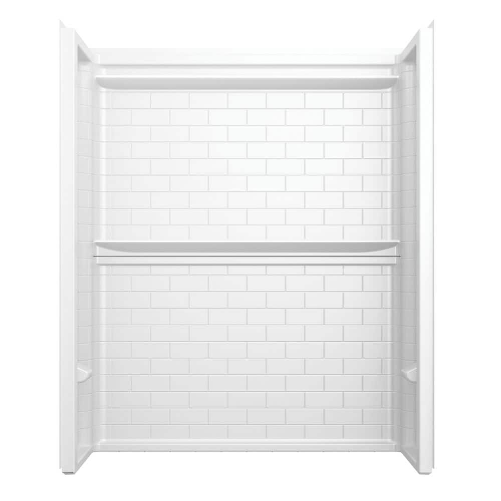 Delta Classic 500 Tile 60 in W 73.13 in H 32 in D Four piece Direct-to ...