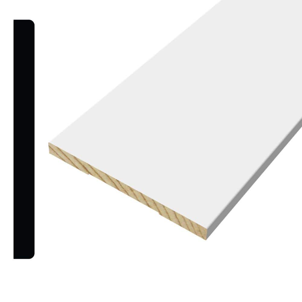 Alexandria Moulding 512 1/2 in. x 5−1/2 in. Primed Finger Jointed Wood ...