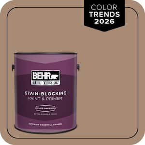 BEHR ULTRA 1 gal. #N240-5 Rodeo Tan Extra Durable Flat Interior Paint ...