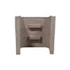 SHAPE PRODUCTS 50 in. W x 36 in. D x 48 in. H Block-Tex Fiberglass ...