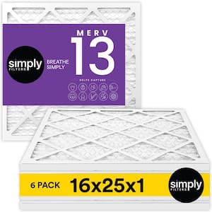 Simply 20 in. x 24 in. x 1 in. MERV 13 FPR 10 Pleated Furnace Air ...