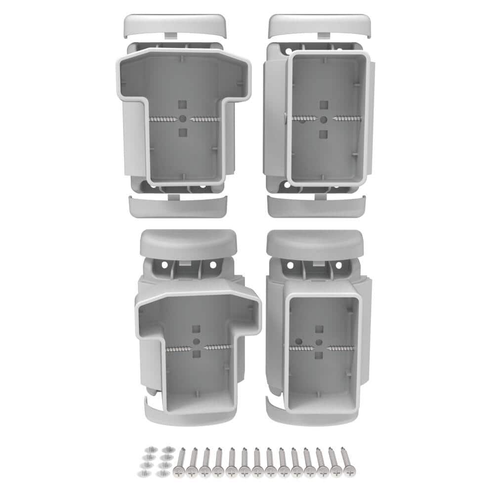 Veranda T-Rail Vinyl Railing Level Angle Bracket Kit 73045553 - The ...