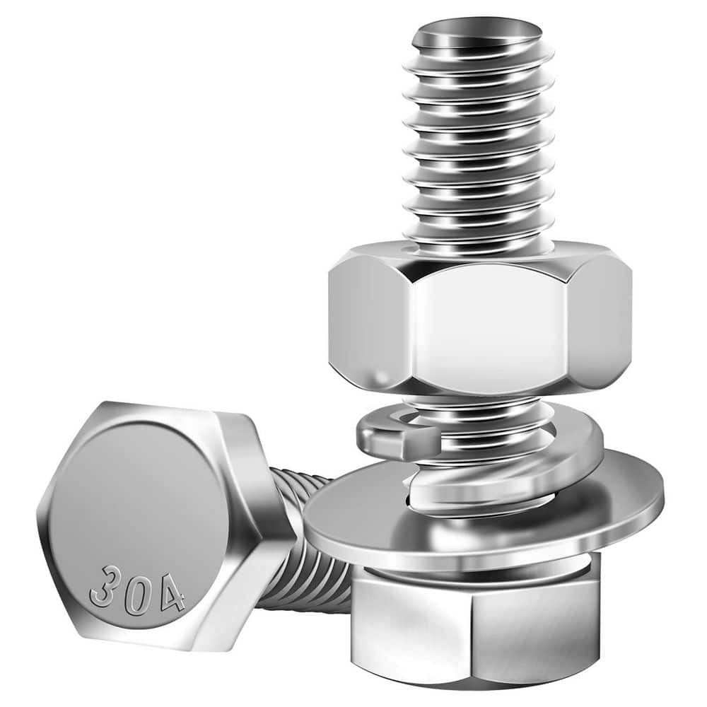 Reviews for MYWISH 1/4 in.-20 x 1 in. Stainless Steel Uncoated Hex Bolt ...