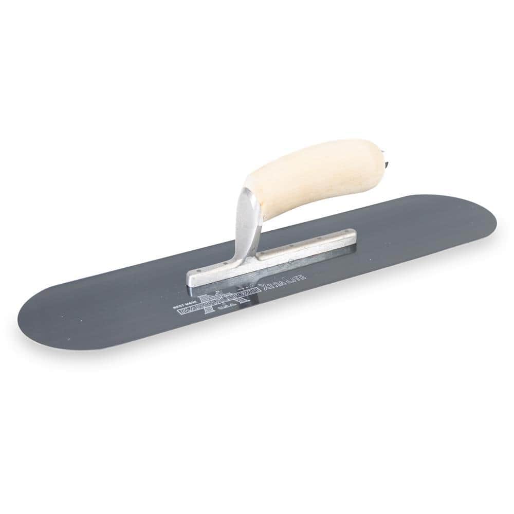 MARSHALLTOWN 16 in. x 4 in. Fully Rounded Exposed Rivet Blue Steel ...