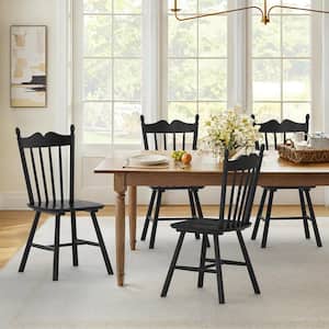 OrangeOne 17 in Walnut Classic Windsor Dining Chair Farmhouse Solid ...