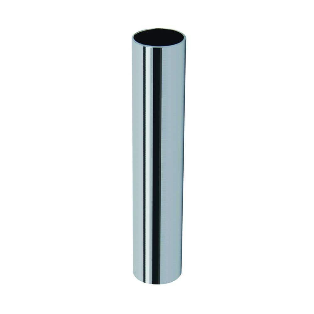 BrassCraft 3-1/2 in. L Chrome Plated Brass Cover Tube for 1/2 in ...
