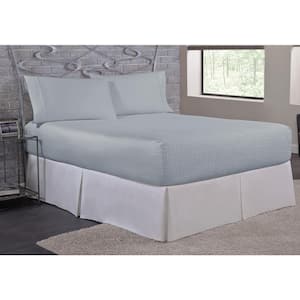 Bed Tite Bed Tite Microfiber 4-Piece Blue Solid 200 Thread Count ...