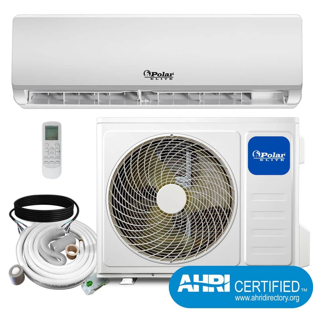 Polar Elite 1-Zone 17,000 BTU 18 SEER Ductless Mini Split Heat Pump ...