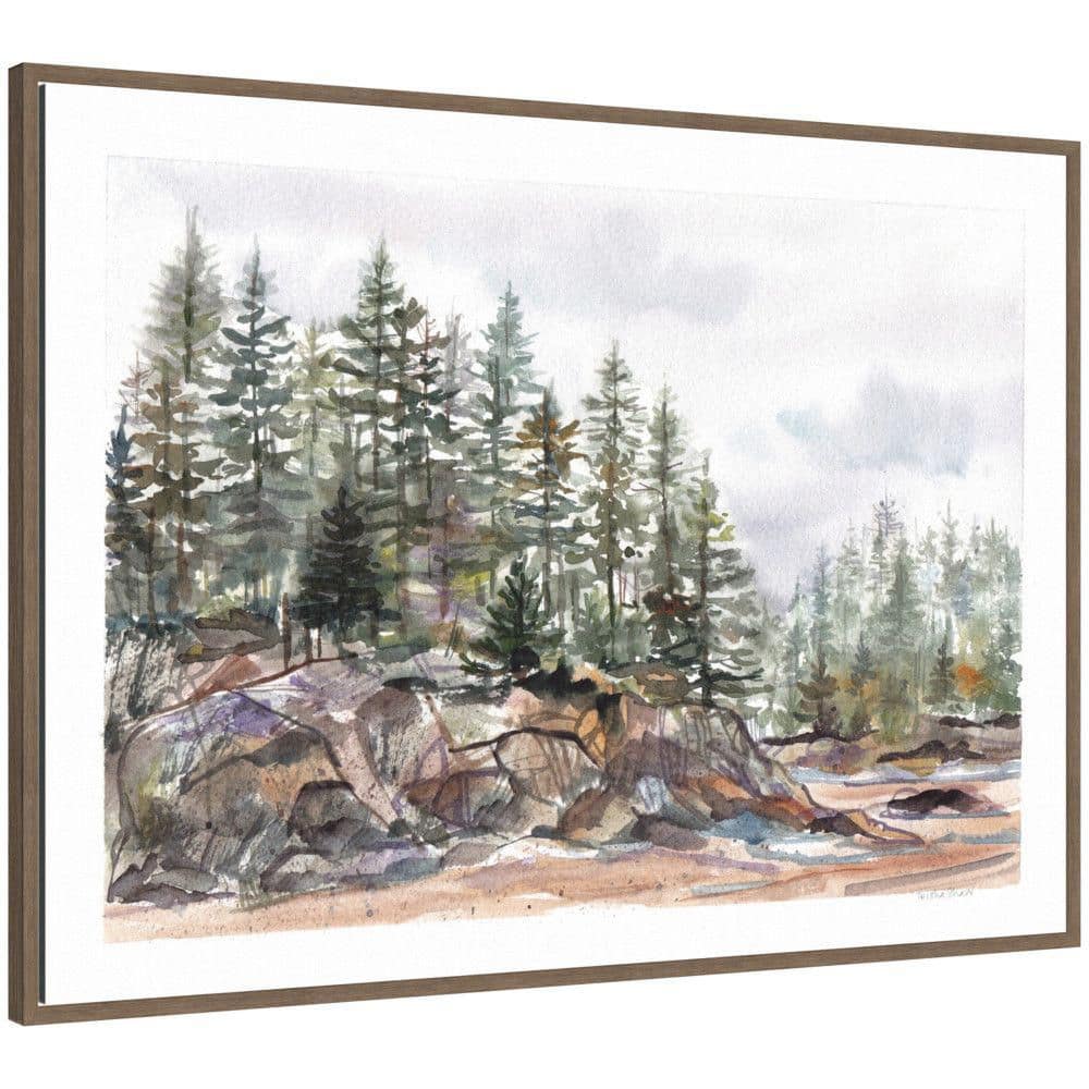 Kate and Laurel Sylvie "Pine Trees on Rocky Coast" by Patricia Shaw ...