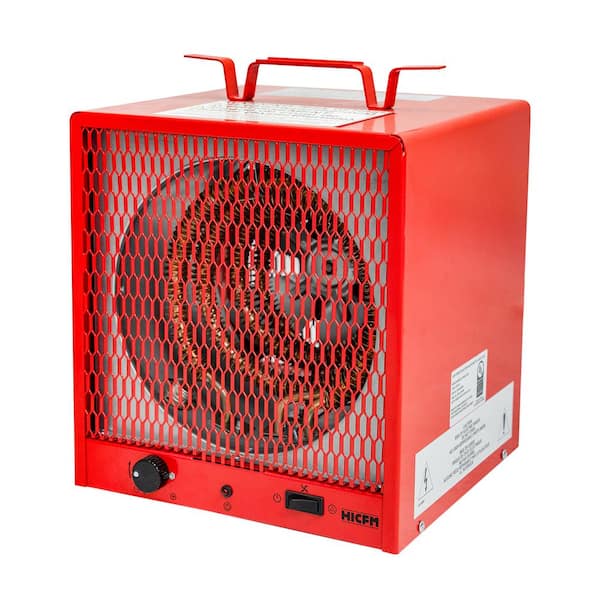 Runesay 5600W Electric Portable Fan-Forced Overheat Protection Forced ...