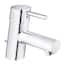 GROHE Concetto Single Hole Single-Handle Low-Arc Bathroom Faucet in ...